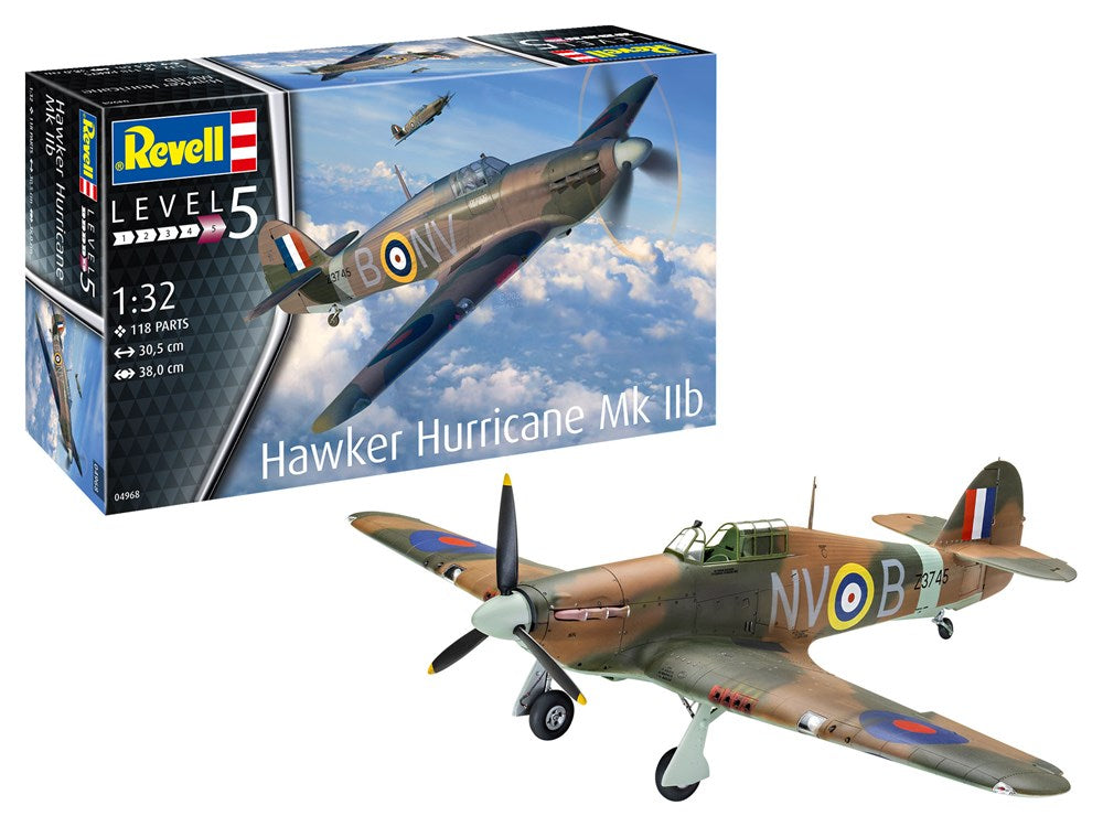 Revell 04968 1:32 Hawker Hurricane Mk IIb — Ironhorse Hobbies