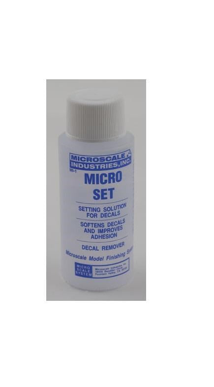 Microscale MI-1 Micro Set 1 oz. bottle Decal Setting Solution/Remover — Ironhorse Hobbies