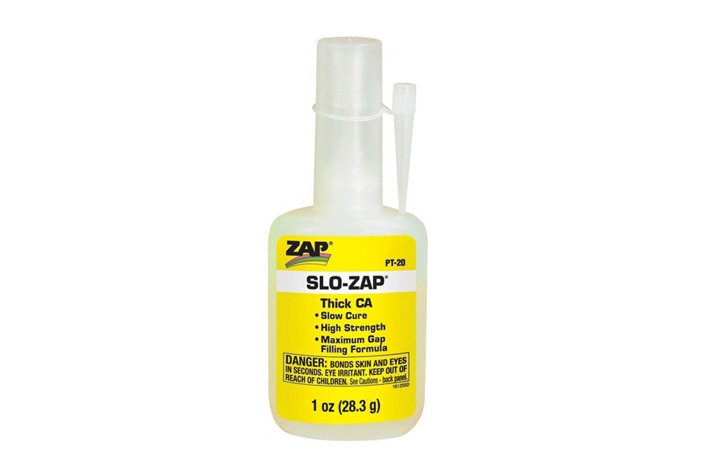 Zap PT-20 SLO-ZAP Thick CA - 1 oz (28.3 g) — Ironhorse Hobbies