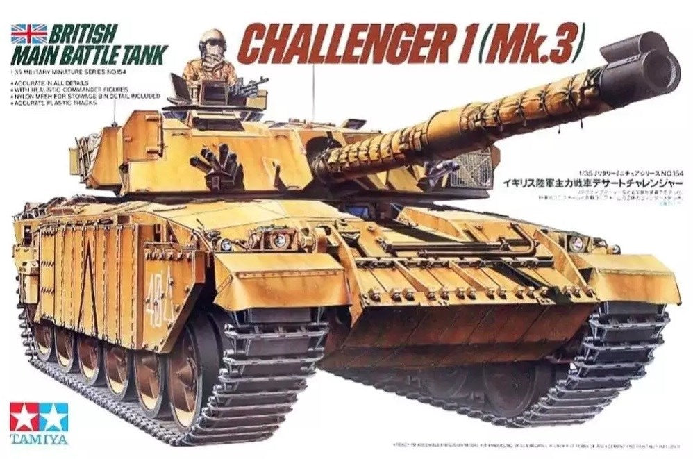 Tamiya 35154 1:35 British Challenger 1 Mk.3 — Ironhorse Hobbies