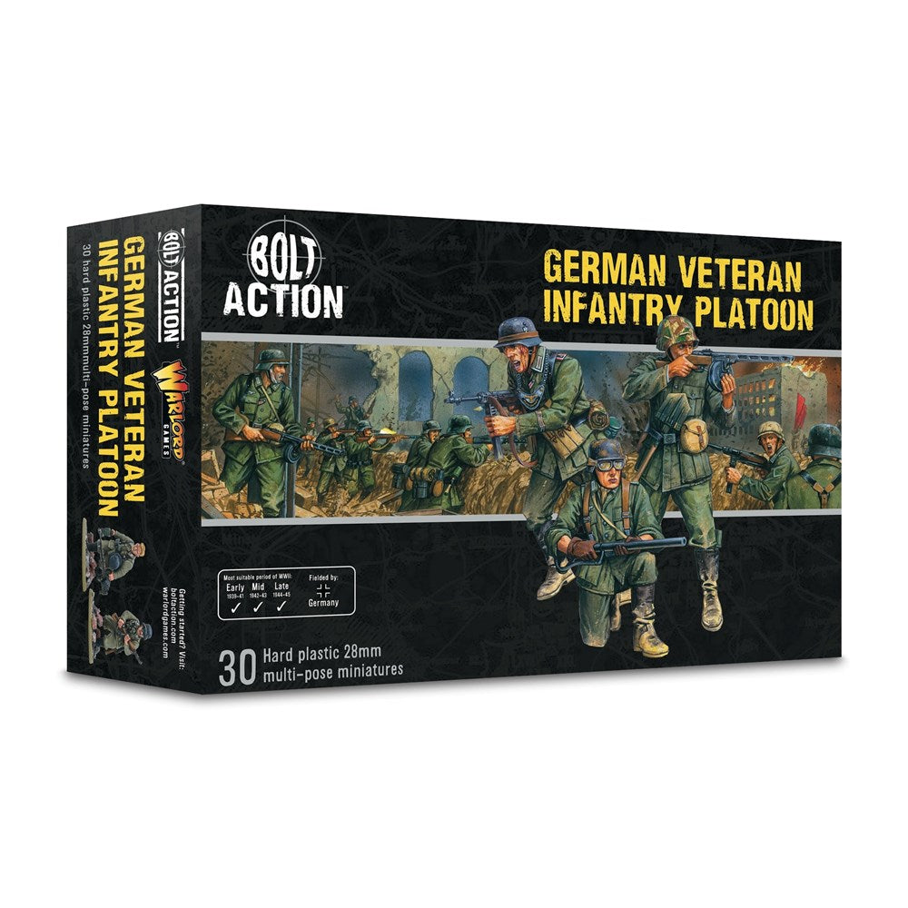 Bolt Action 3: German Veterans Infantry Platoon — Ironhorse Hobbies
