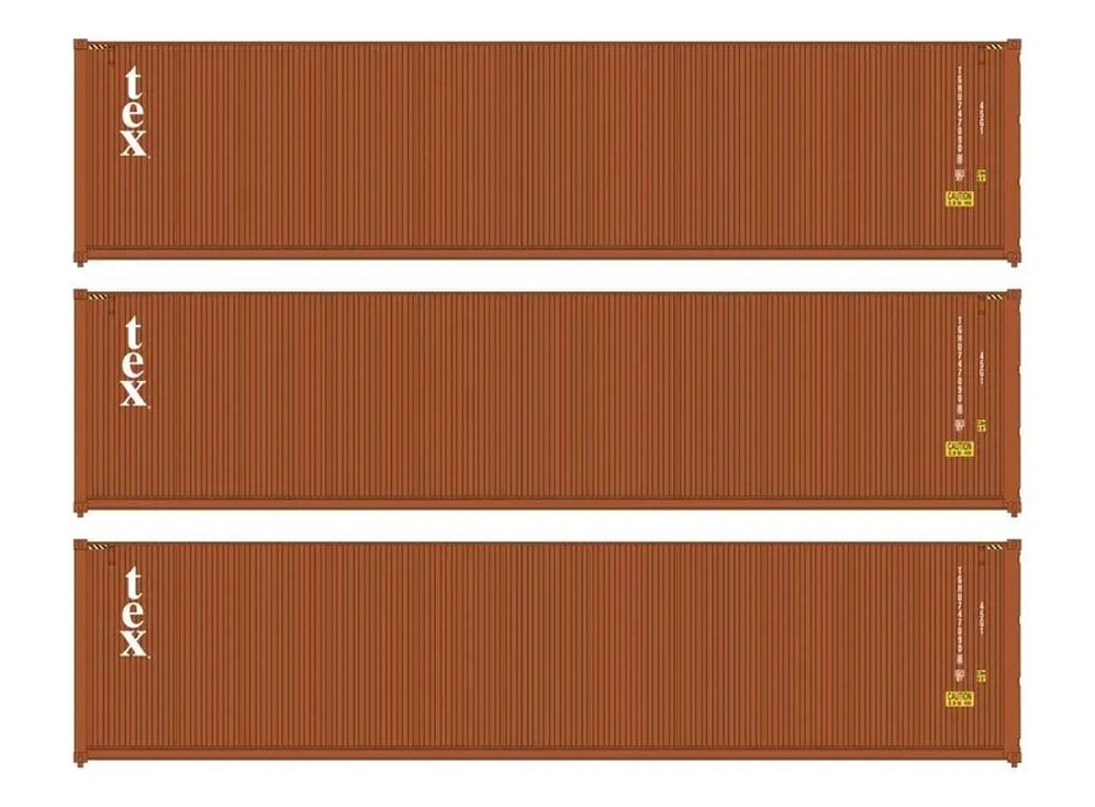 Walthers SceneMaster 949-18255 HO 40' Fully Corrugated Container - 3-P — Ironhorse Hobbies