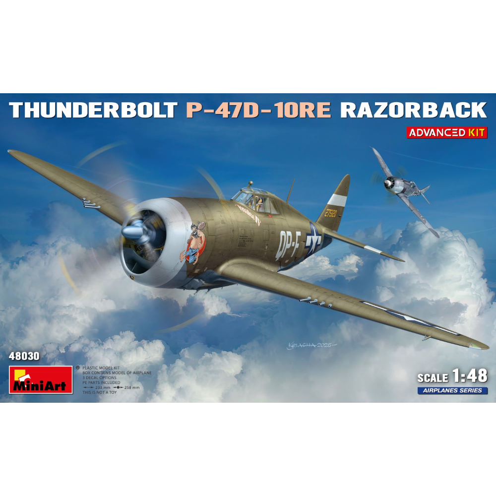 MiniArt 48030 1:48 Thunderbolt P-47D-10RE Razorback. Advanced Kit ...