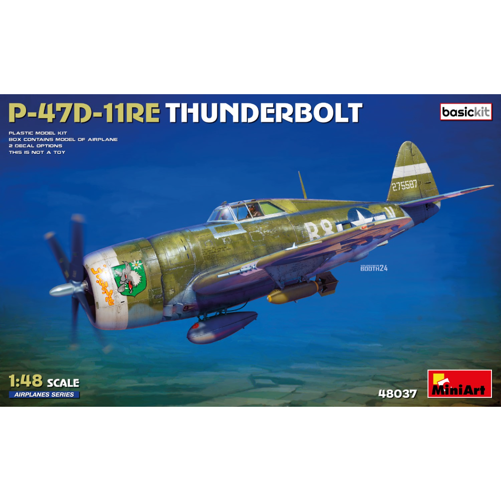 MiniArt 48037 1:48 P-47D-11RE Thunderbolt. Basic Kit — Ironhorse Hobbies