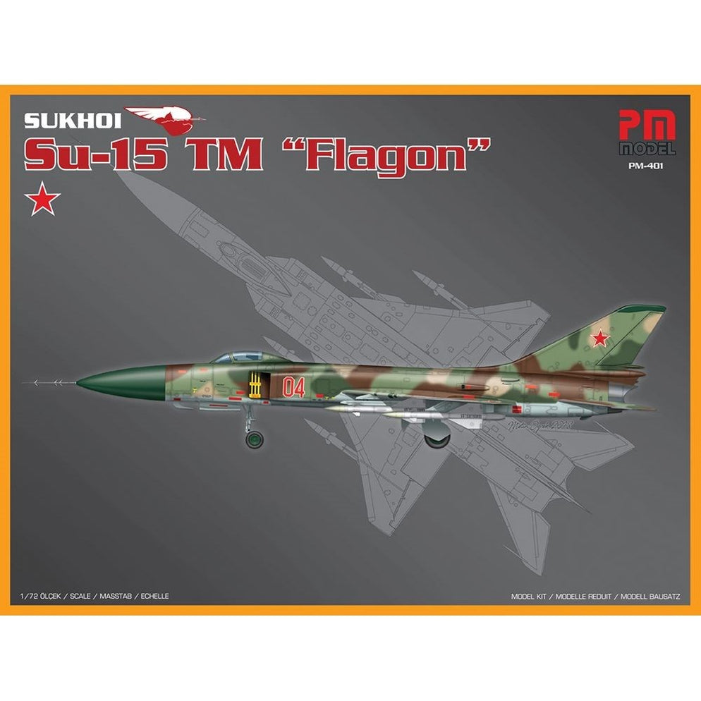 PM Model 401 1:72 Soviet Air Force Sukhoi Su-15TM Flagon Interceptor A ...