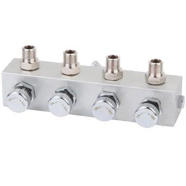 Fengda BD-13-4 Four-Way Splitter for 4x 1/8" Hoses — Ironhorse Hobbies