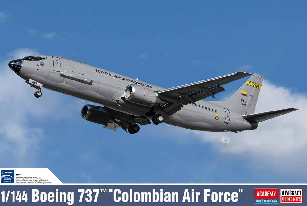 Academy 12639 1:144 Boeing 737 "Colombian Air Force" — Ironhorse Hobbies