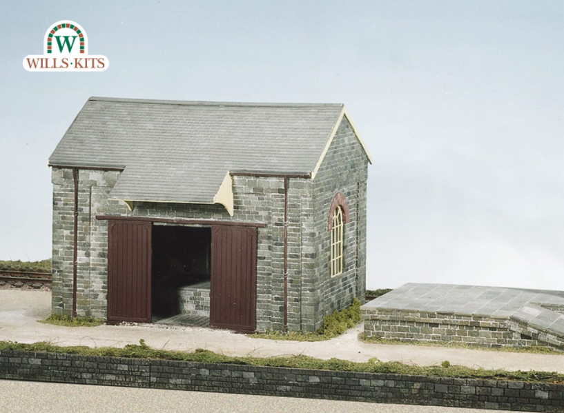 Wills CK15 OO Craftsman Kit Goods Shed Bank & Crane — Ironhorse Hobbies