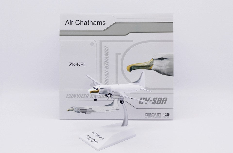 JC Wings XX20549 1:200 Air Chathams Convair CV-580 ZK-KFL "Bird ...