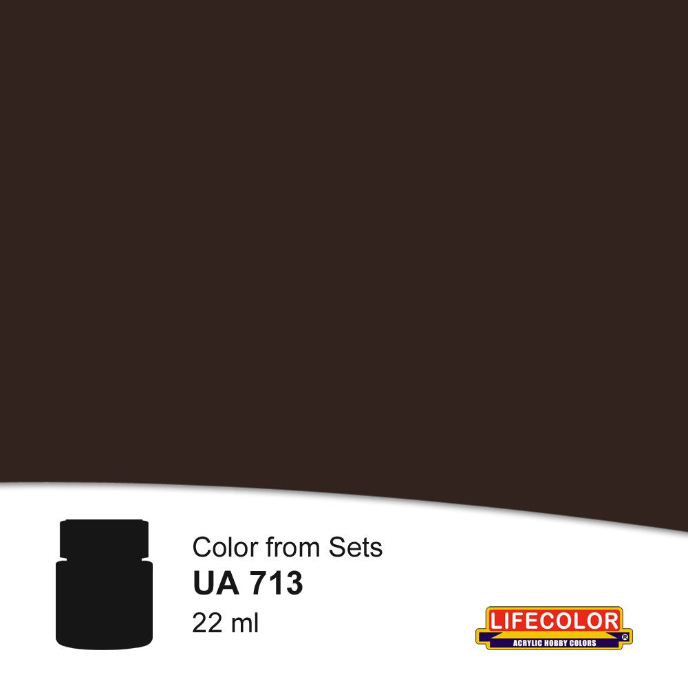 Lifecolor UA713 Warm Wood Dark Shade 22ml — Ironhorse Hobbies