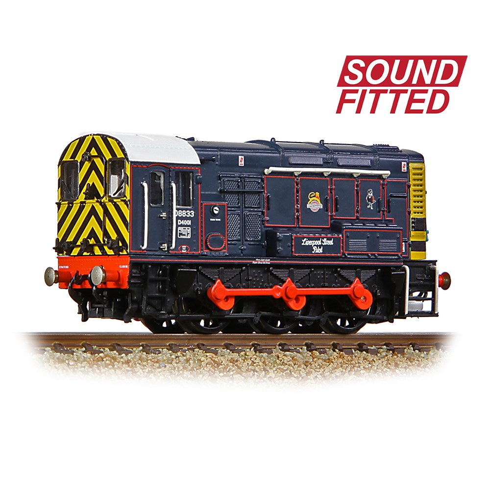 Graham Farish [N] 371-015ESF Class 08 08833 'Liverpool Street Pilot' B ...