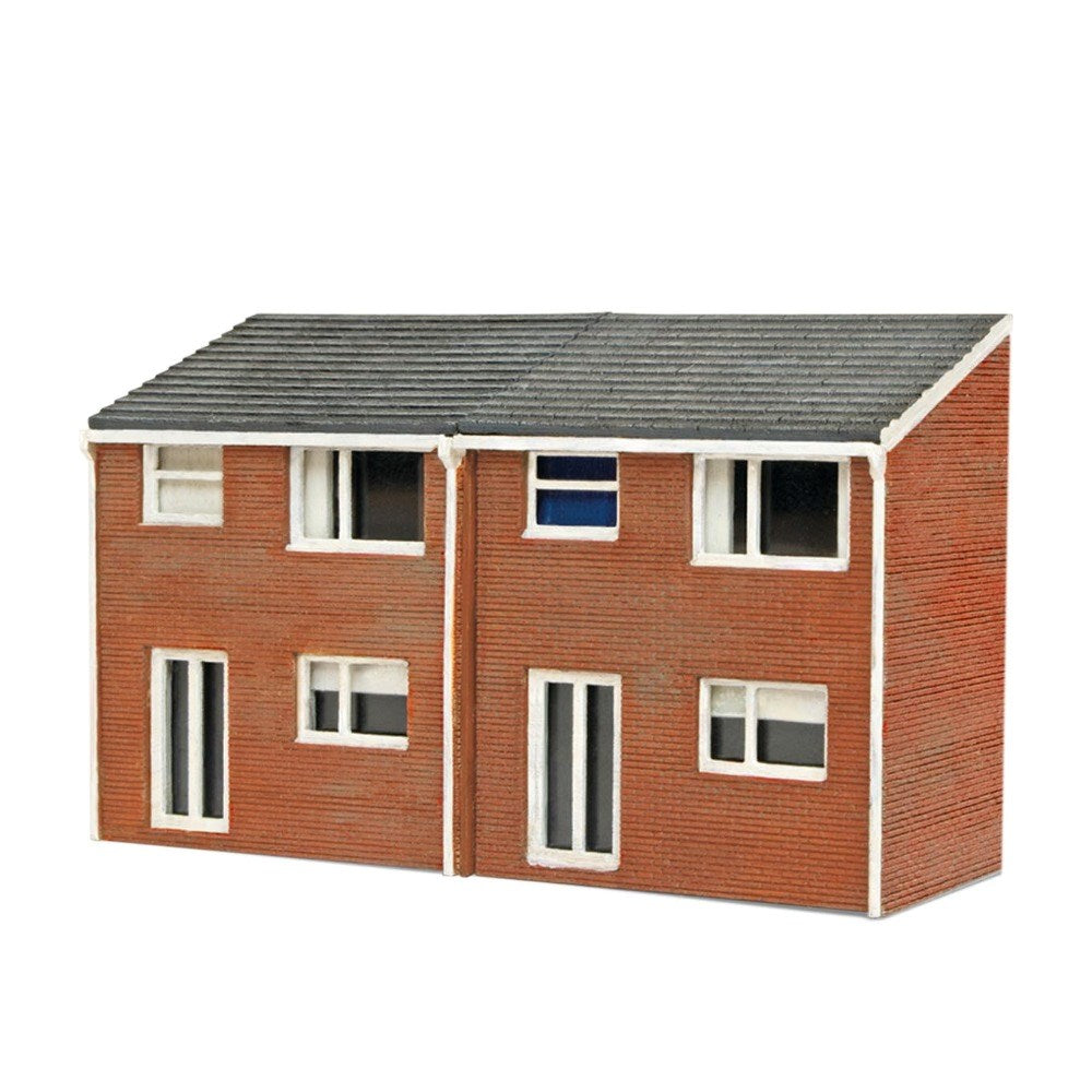 Peco NB313 N 1960s House Backs - Laser Cut Wood Kit — Ironhorse Hobbies