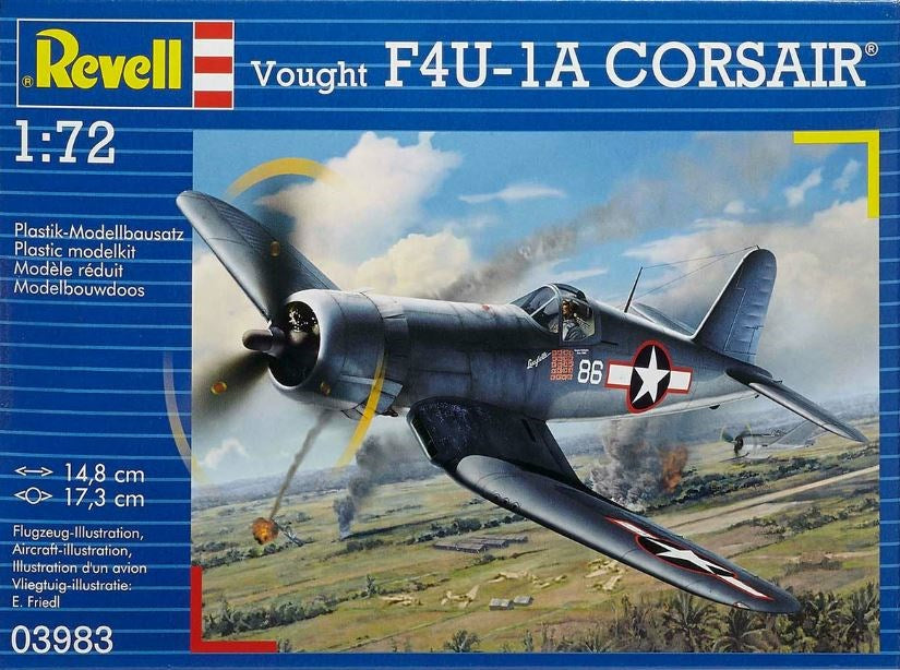 Revell 03983 1:72 Vought F4U-1D Corsair "Black Sheep" — Ironhorse Hobbies