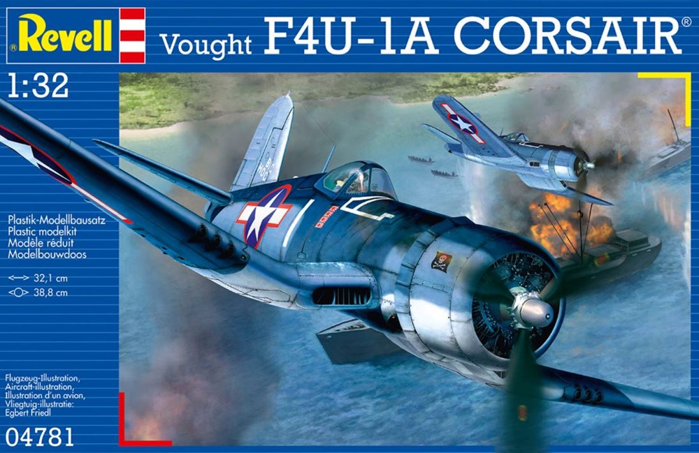 Revell 04781 1:32 Vought F-4U 1A Corsair — Ironhorse Hobbies
