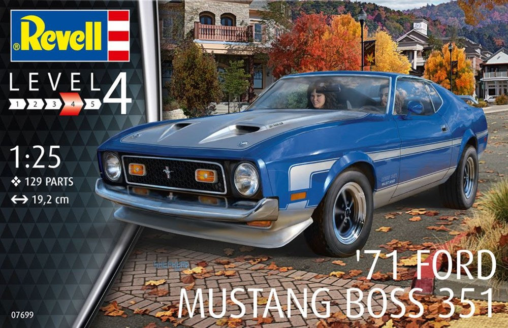 Revell 07699 1:24 Ford Mustang Boss 351 1971 — Ironhorse Hobbies