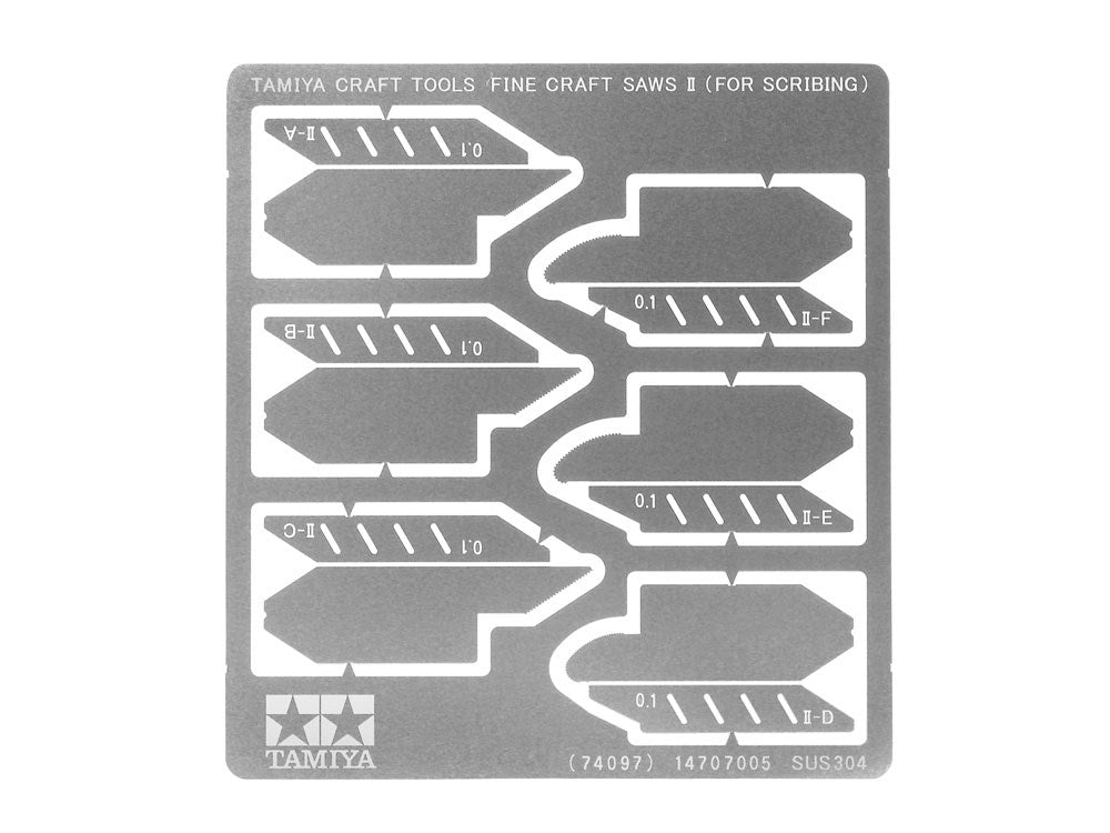 Tamiya 74097 Fine Craft Saws II (For Scribing) — Ironhorse Hobbies