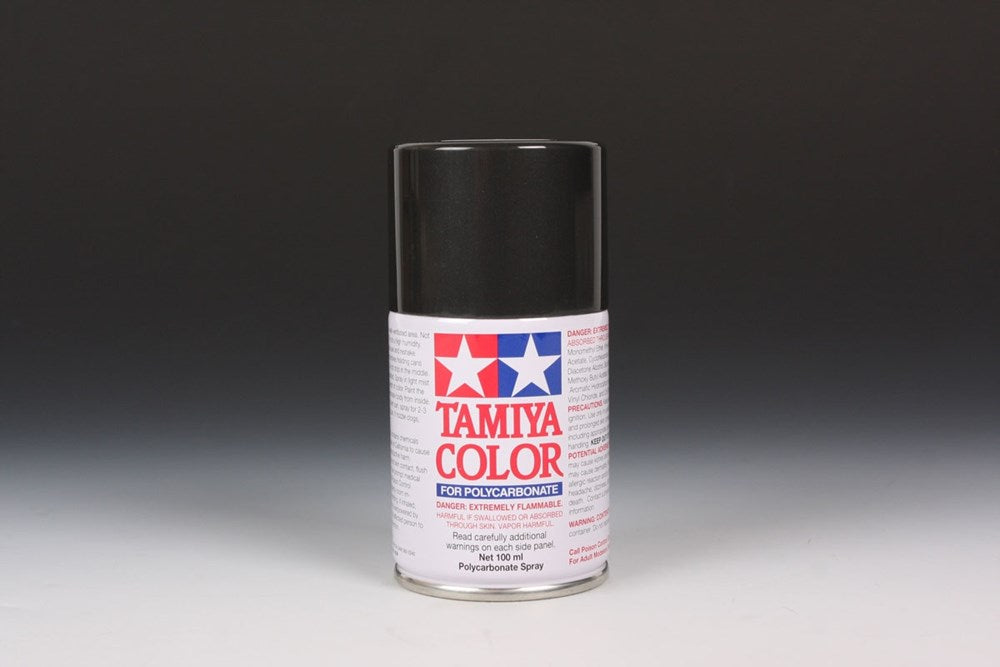 Tamiya 86023 PS-23 Gun Metal - 100ml Polycarbonate Spray Paint ...