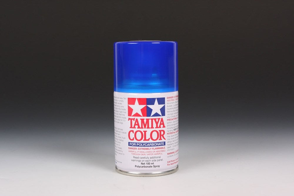 Tamiya PS38 Translucent Blue - 100ml Polycarbonate Spray Paint ...