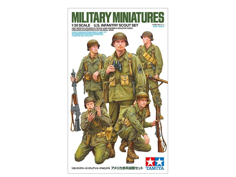 Tamiya 35379 1:35 U.S. Infantry Scout Set — Ironhorse Hobbies