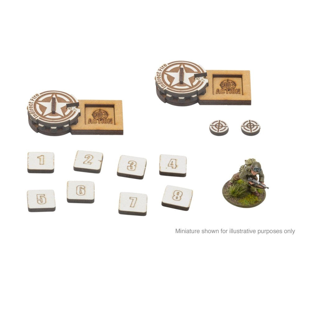 Bolt Action 3: Bolt Action MDF Artillery Zeroing In Markers- USA ...