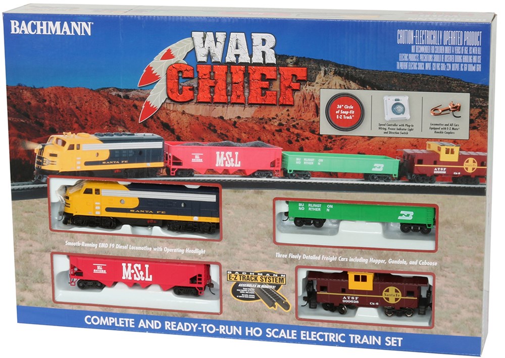 Bachmann USA 00746 [HO] War Chief Train Set — Ironhorse Hobbies