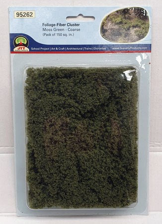 JTT 95262 Coarse Foliage Fiber-cluster - Moss — Ironhorse Hobbies